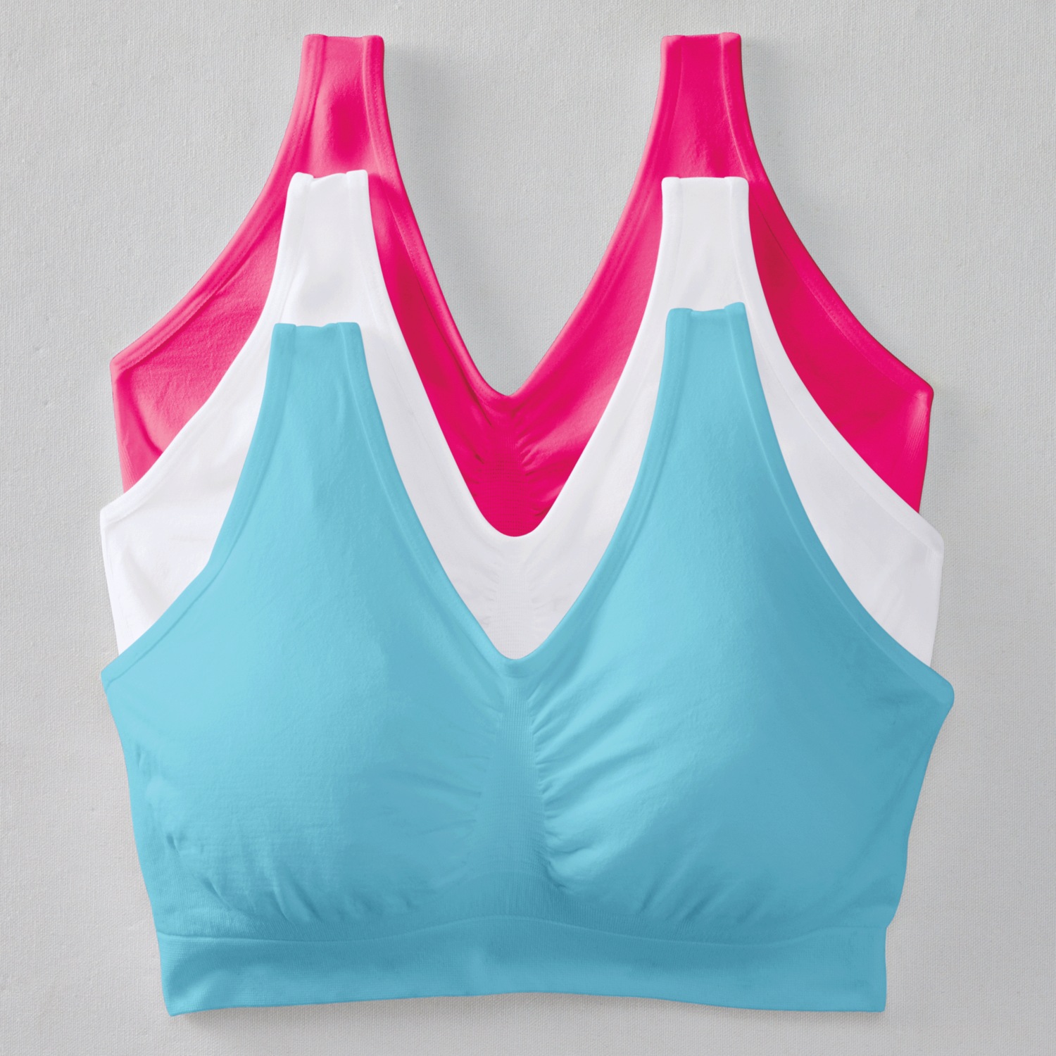 3-Pack Comfort Bras | Harriet Carter