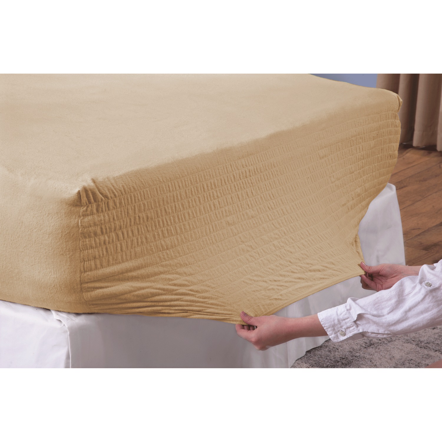 BedTite Solid Flannel Sheet Set | Harriet Carter