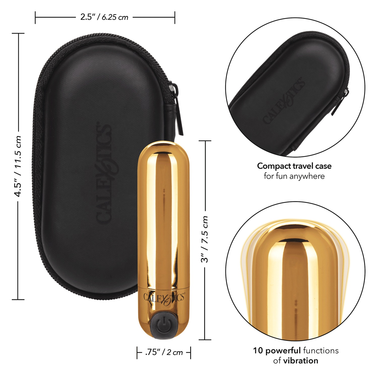 Rechargeable Hideaway Bullet Vibrator | Harriet Carter