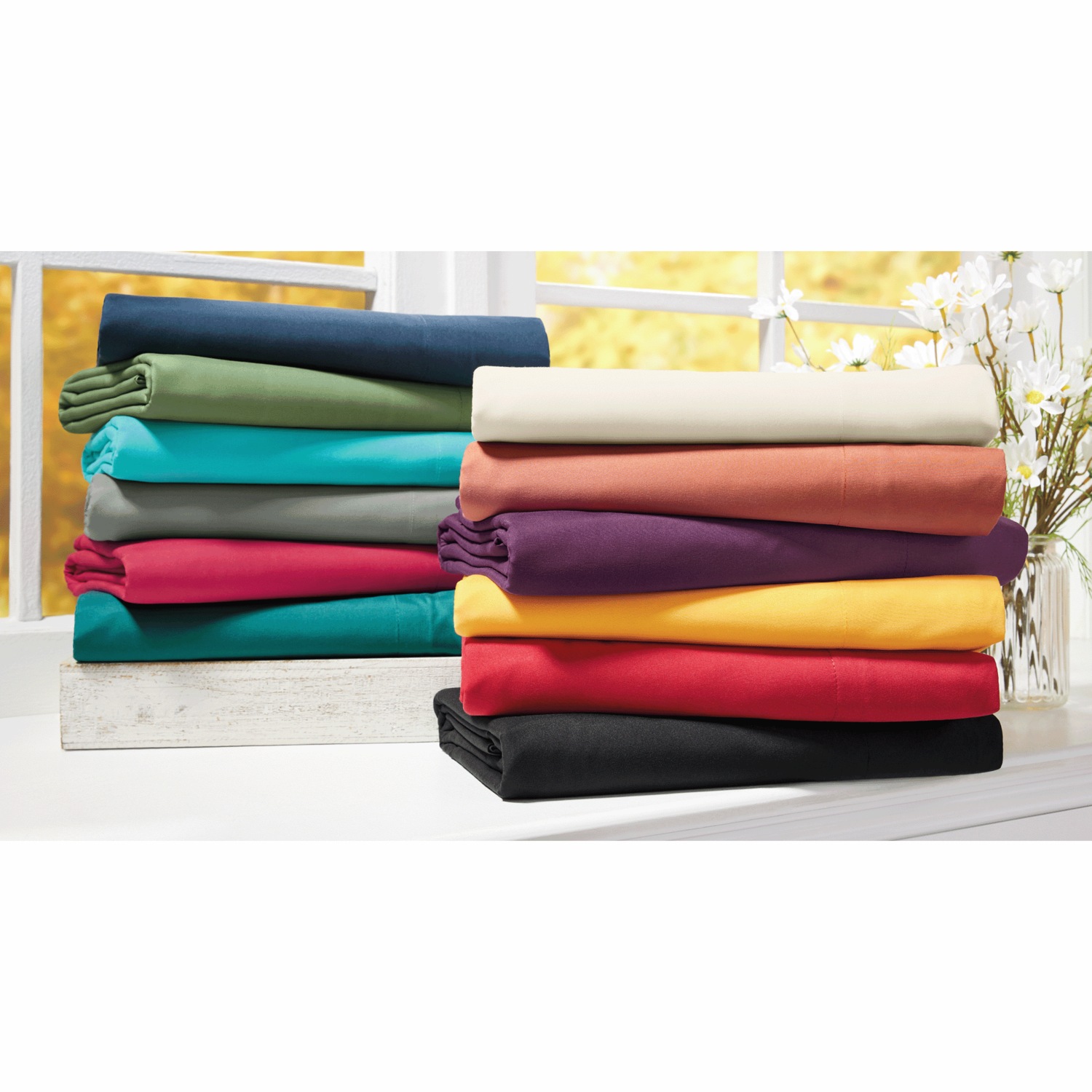 Color Connection Microfiber Sheet Set | Harriet Carter