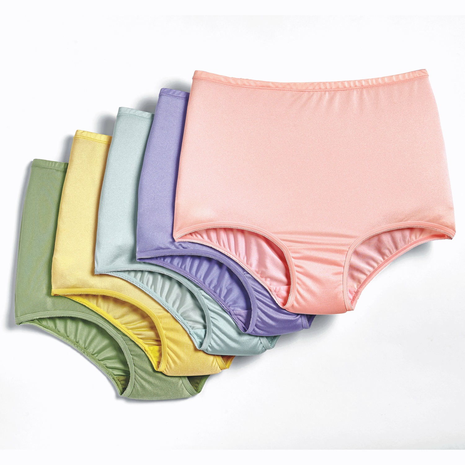 5-Pack Nylon Panties | Harriet Carter