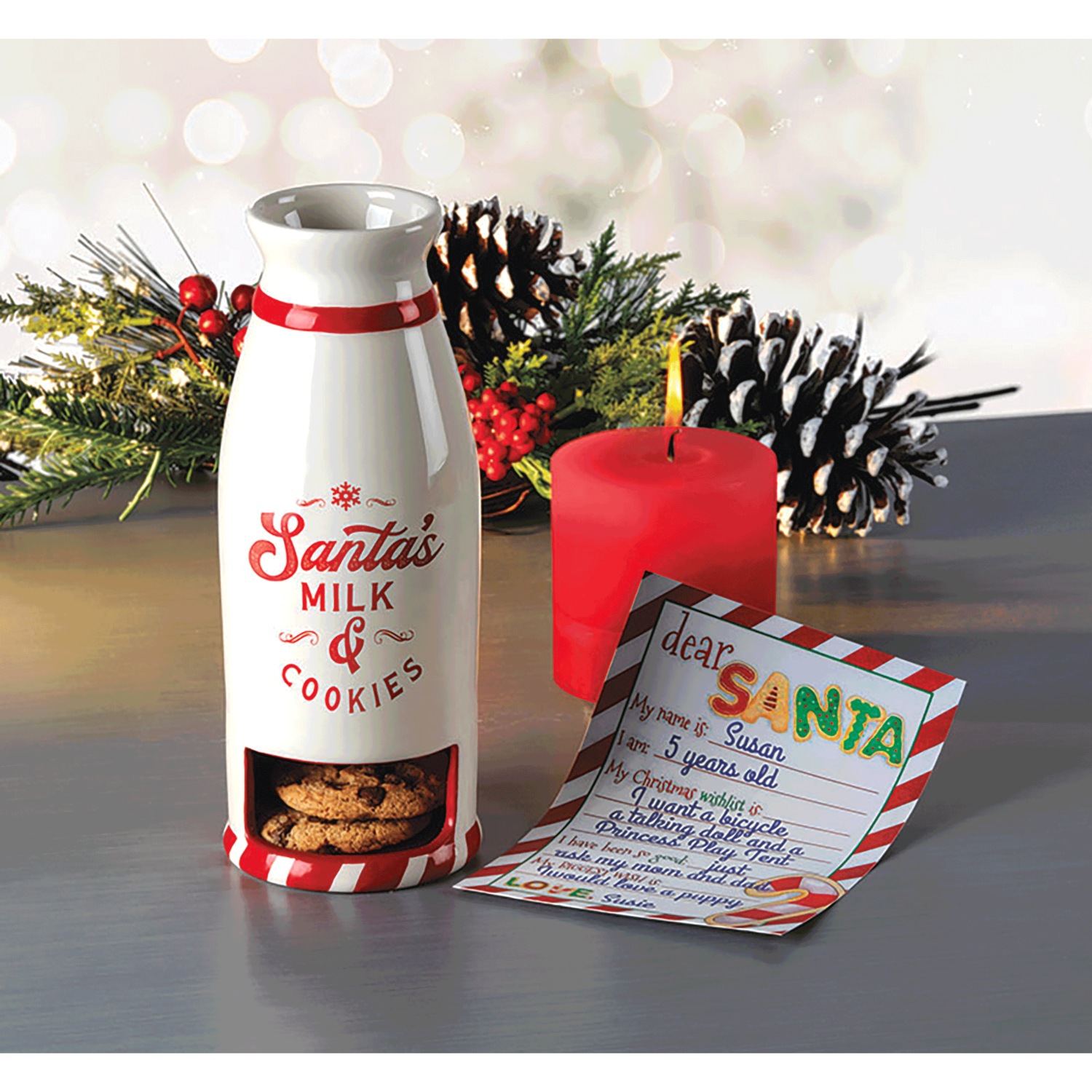 Milk & Cookies for Santa | Harriet Carter