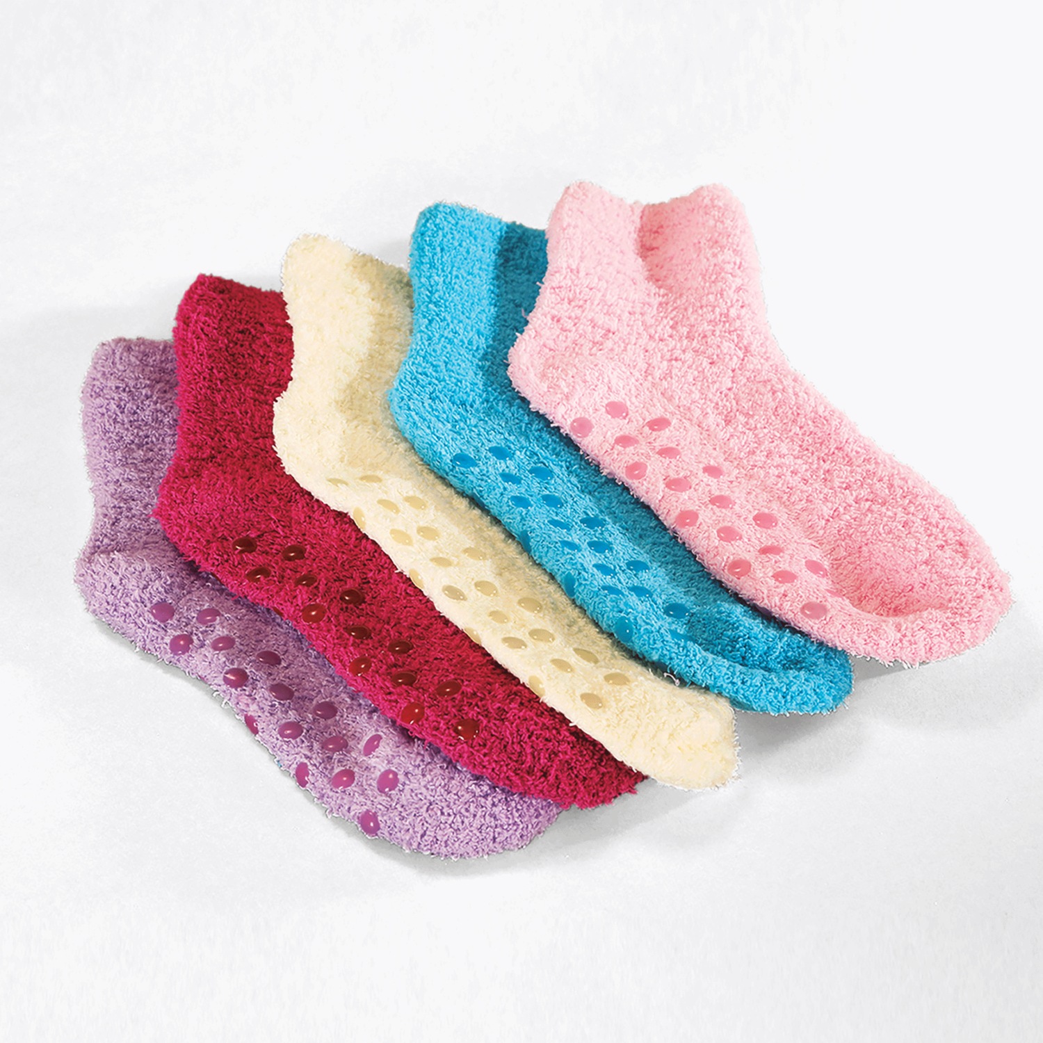 5-Pair Gripper Socks | Harriet Carter