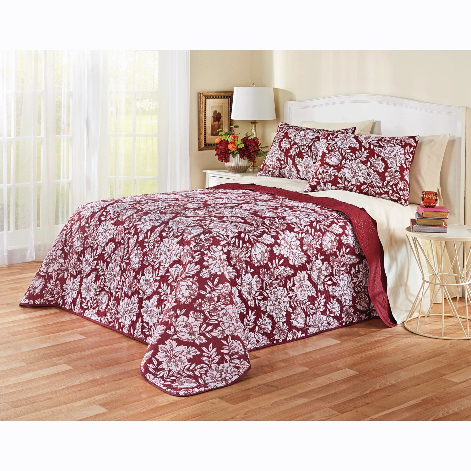 Cheryl Reversible Bedspread Set | Harriet Carter