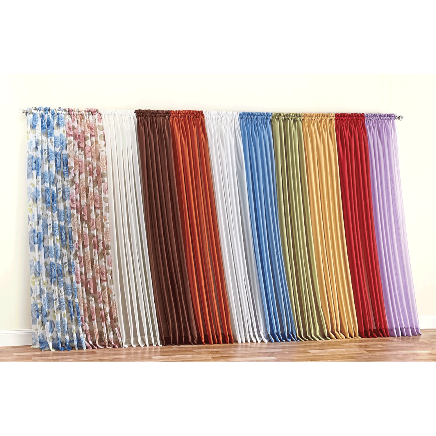 Sheer Curtain Panel & Scarf | Harriet Carter