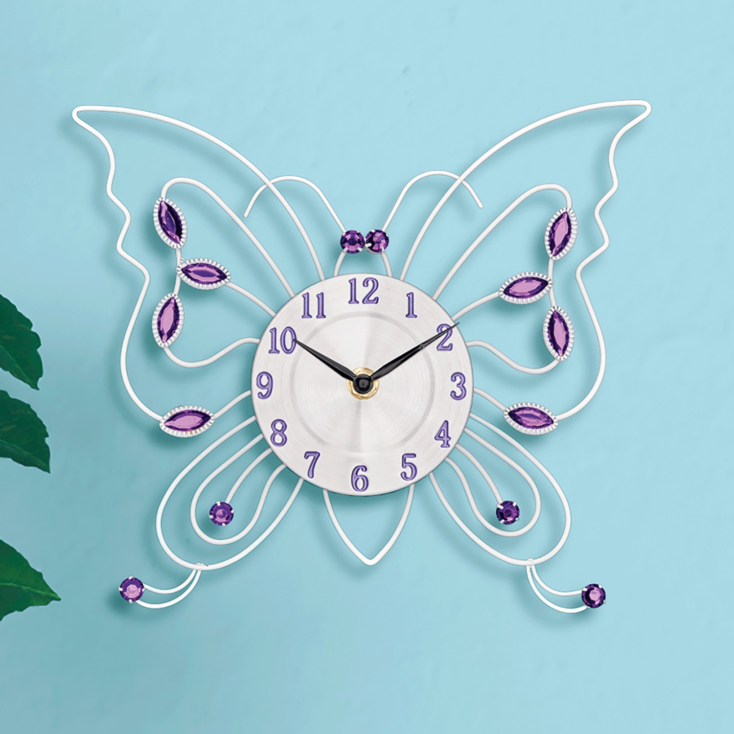 Butterfly Wall Clock | Harriet Carter