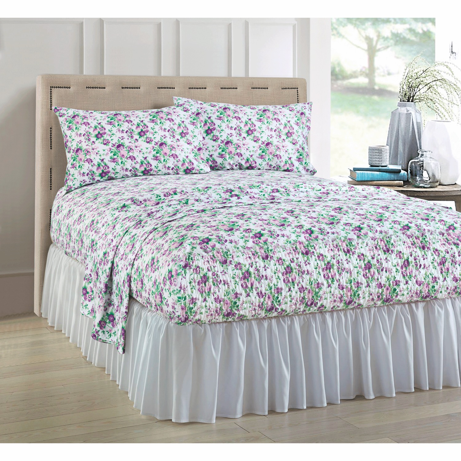 Floral Bed Tite Sheets | Harriet Carter